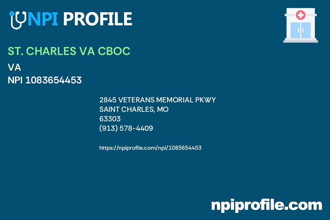 ST. CHARLES VA CBOC - NPI 1083654453 - Clinic/Center in Saint Charles, MO