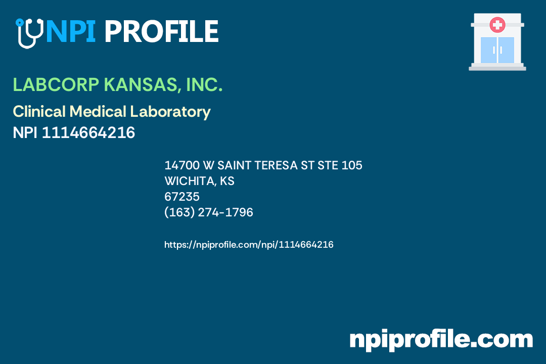 LABCORP KANSAS, INC. - Accepted Health Plans and Insurance Coverage