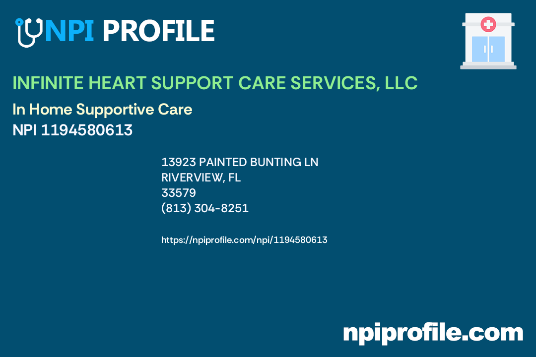 INFINITE HEART SUPPORT CARE SERVICES, LLC - NPI 1194580613 - In Home Supportive Care in Temple ...