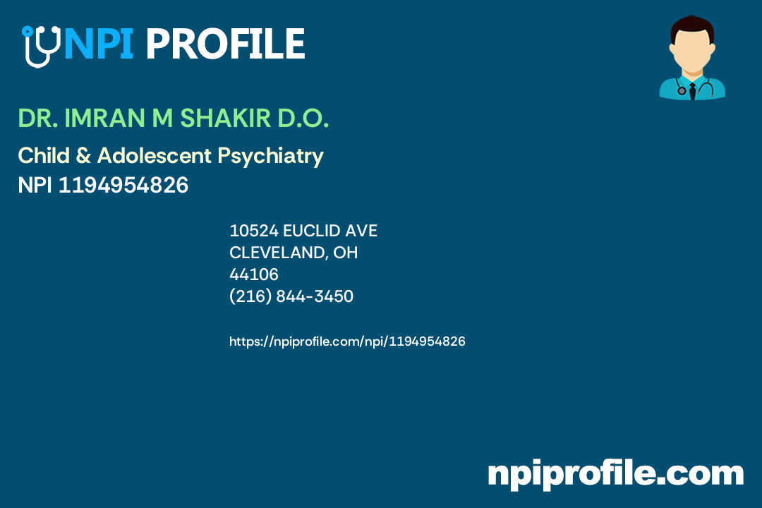 DR. IMRAN M SHAKIR D.O. - Accepted Health Plans and Insurance Coverage