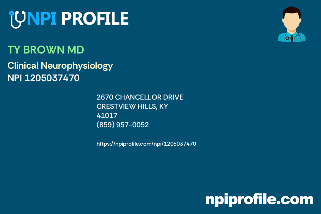 TY BROWN MD - NPI 1205037470 - Psychiatry & Neurology in Crestview ...