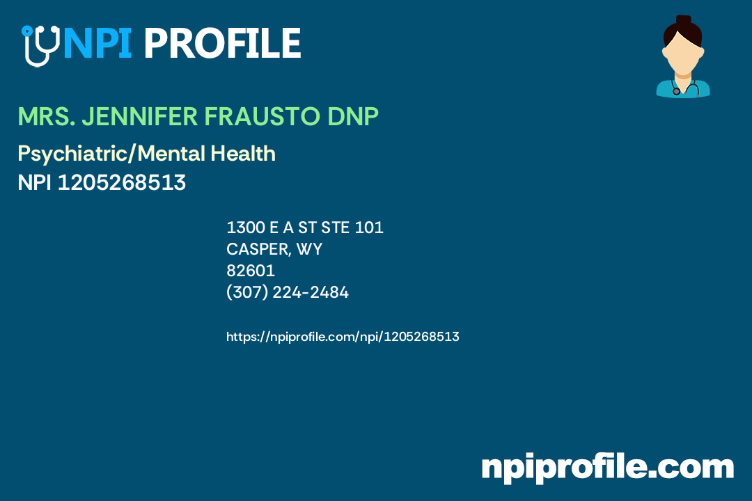 MRS. JENNIFER FRAUSTO DNP - NPI 1205268513 - Nurse Practitioner in ...