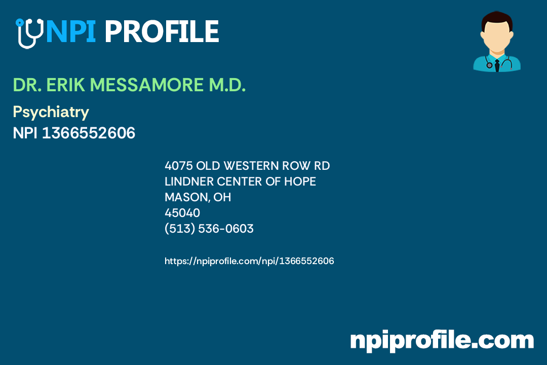 DR. ERIK MESSAMORE M.D. - Accepted Health Plans and Insurance Coverage