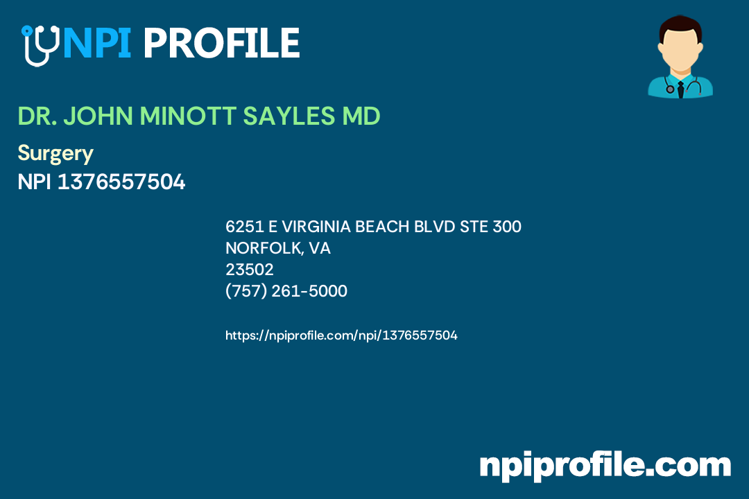 DR. JOHN MINOTT SAYLES MD - Accepted Health Plans and Insurance Coverage
