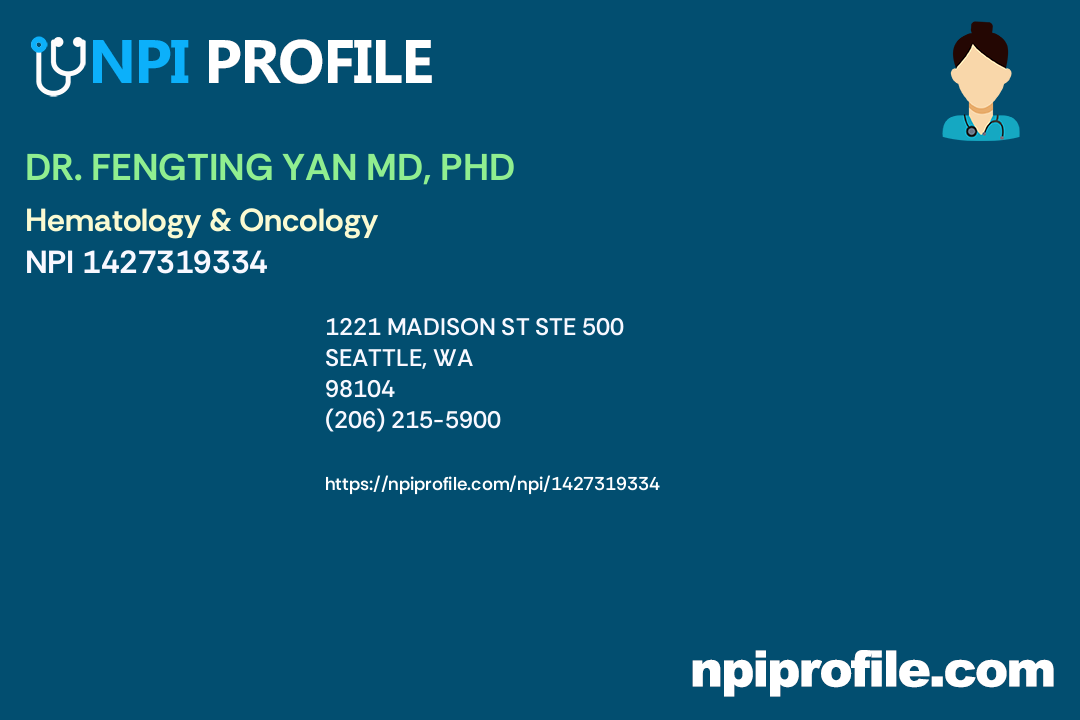 DR. FENGTING YAN MD, PHD - Accepted Health Plans and Insurance Coverage