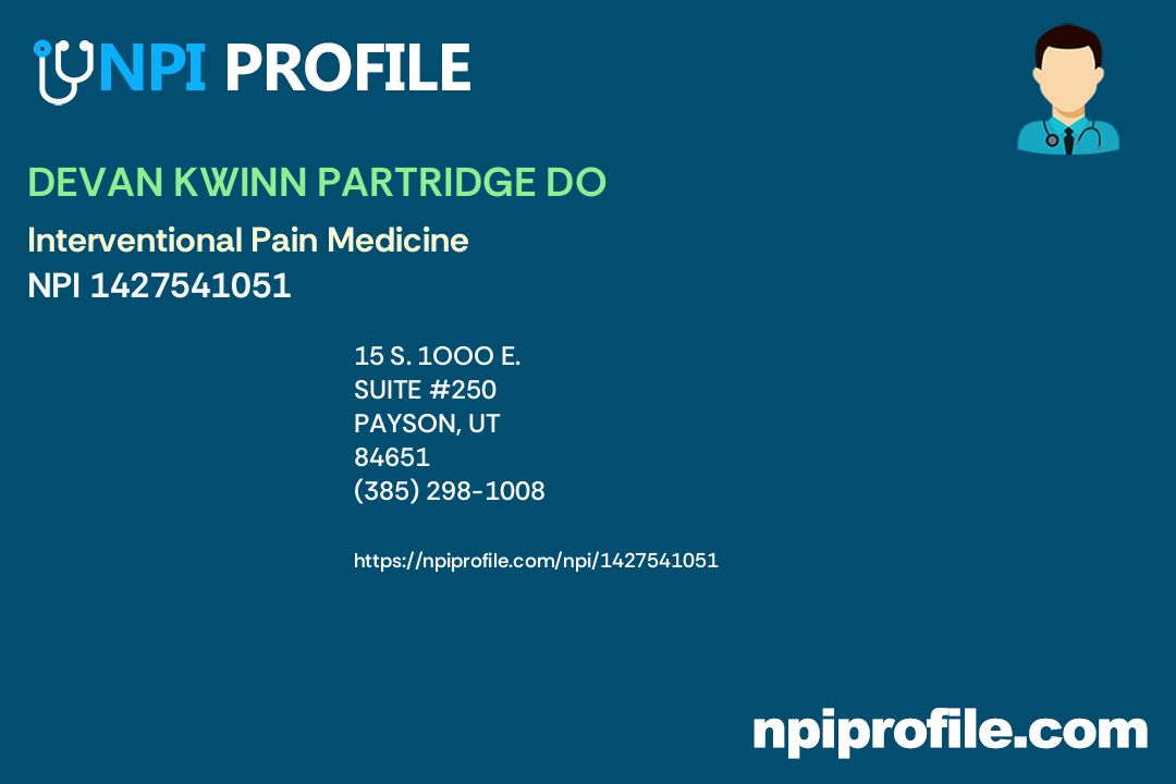 DEVAN KWINN PARTRIDGE DO - Prescription History