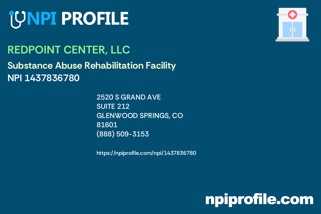 REDPOINT CENTER, LLC - NPI 1437836780 - Substance Abuse Rehabilitation ...