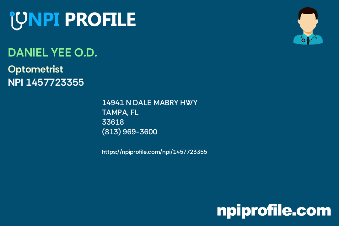 DANIEL YEE O.D. - Accepted Health Plans and Insurance Coverage