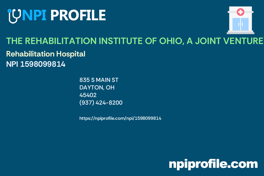 THE REHABILITATION INSTITUTE OF OHIO, A JOINT VENTURE BETWEEN PREMIER ...