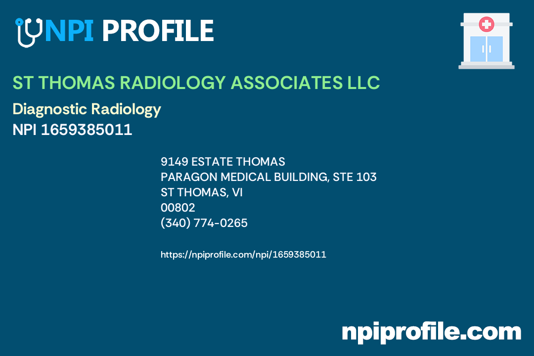 ST THOMAS RADIOLOGY ASSOCIATES LLC - NPI 1659385011 - Radiology in St ...