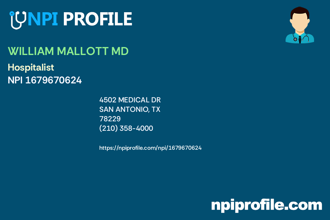 WILLIAM MALLOTT MD - Accepted Health Plans and Insurance Coverage