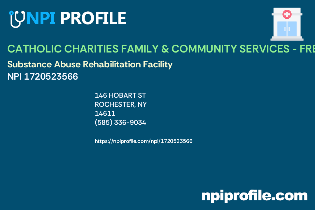 CATHOLIC CHARITIES FAMILY & COMMUNITY SERVICES - FREEDOM HOUSE - NPI ...