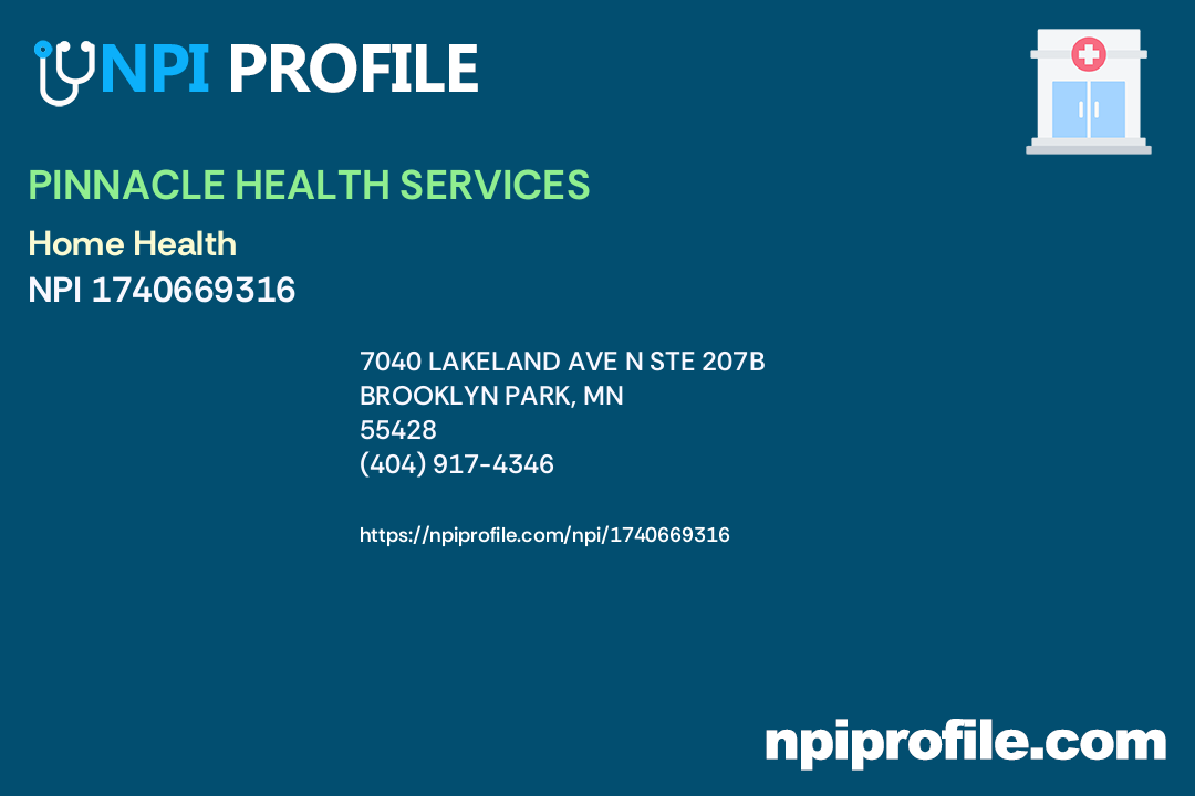 PINNACLE HEALTH SERVICES - NPI 1740669316 - Home Health in Brooklyn ...