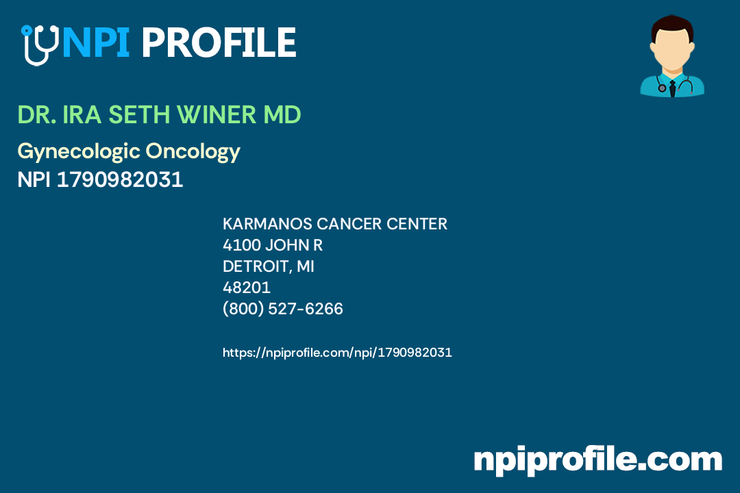 DR. IRA SETH WINER MD - NPI 1790982031 - Obstetrics & Gynecology in ...