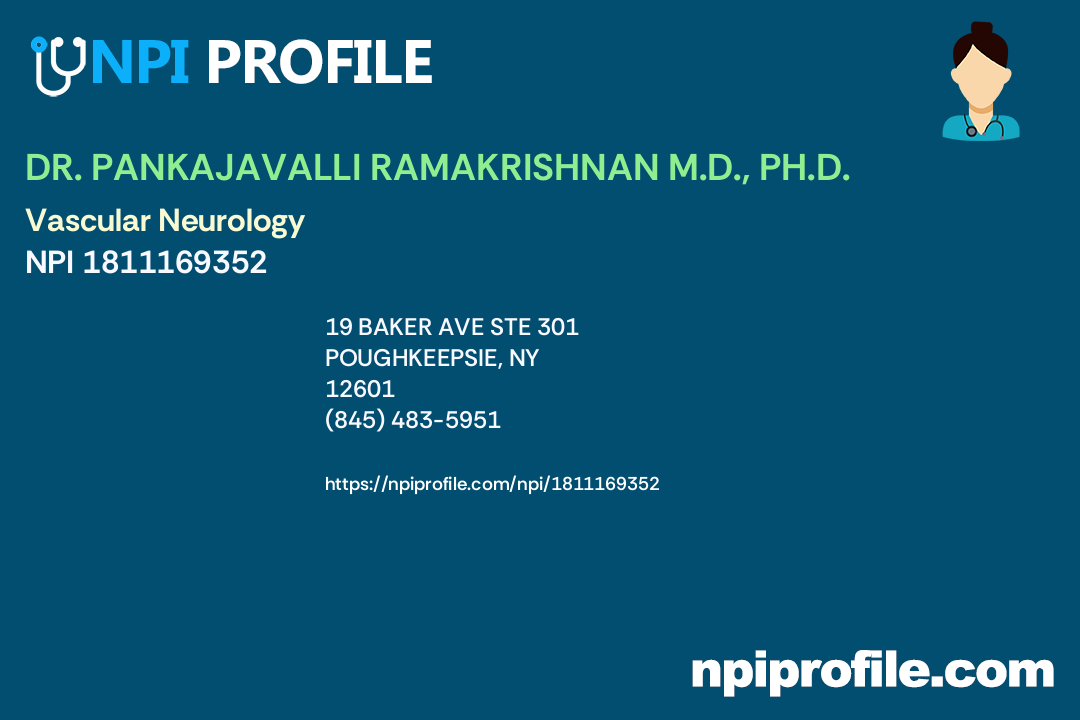 DR. PANKAJAVALLI RAMAKRISHNAN M.D., PH.D. - NPI 1811169352 - Psychiatry ...