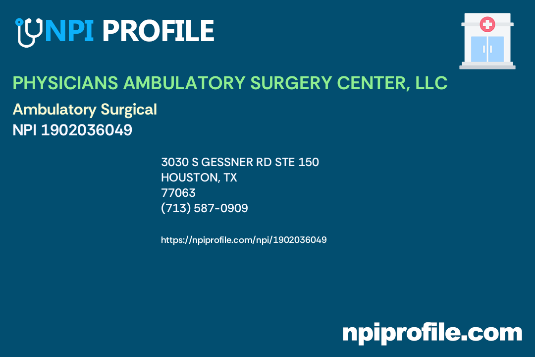 PHYSICIANS AMBULATORY SURGERY CENTER, LLC - Accepted Health Plans and ...